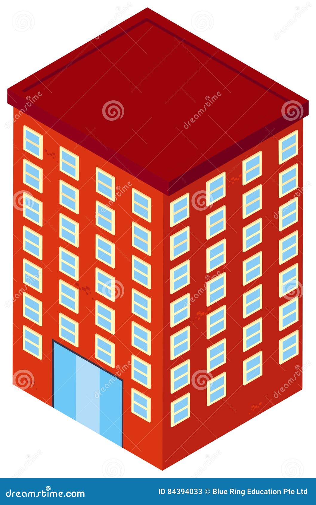 Office Building Clipart 3d