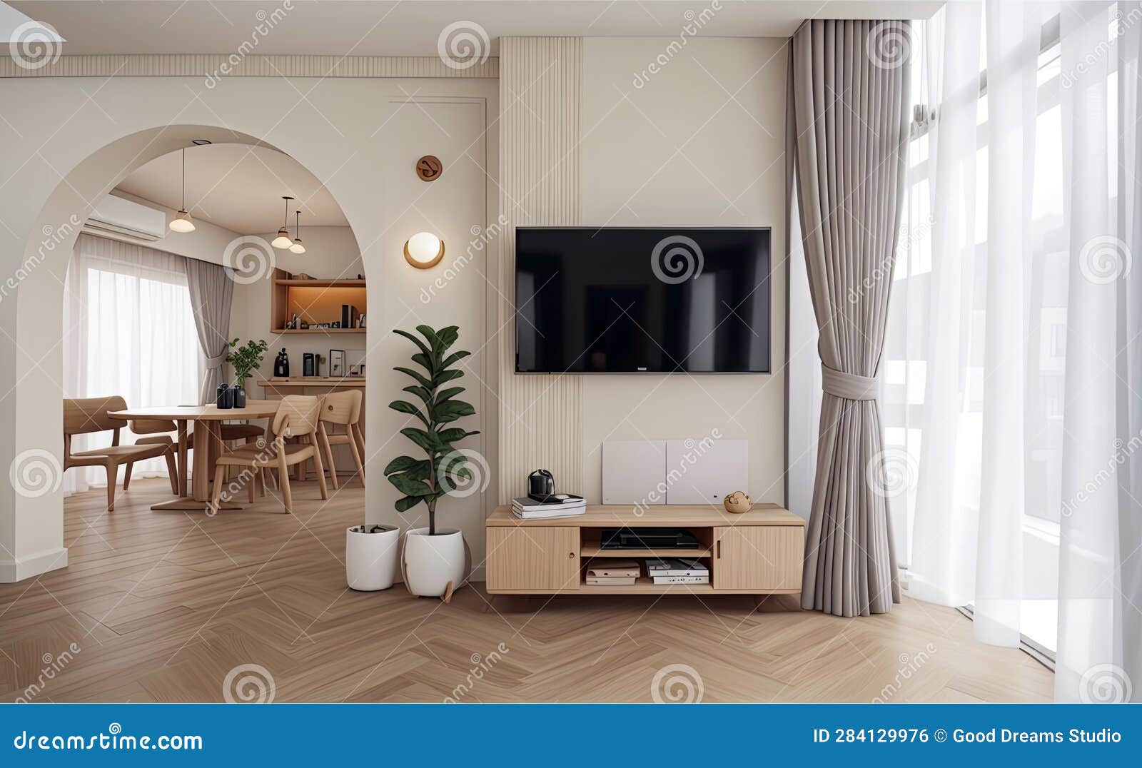 3D. the Design of the Relaxation Corner in the House is Beautiful ...