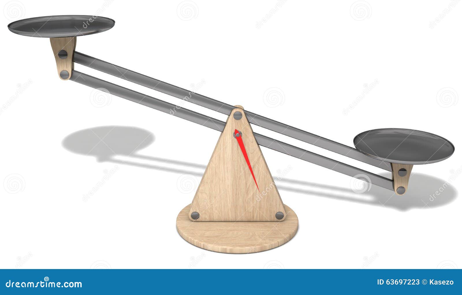 3d Design of Simple Scales, Front View. Stock Illustration ...