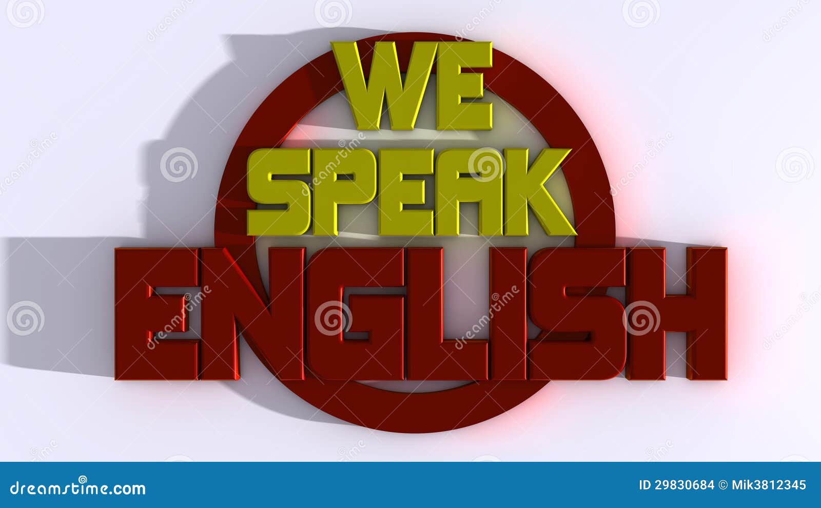 We speak english stock illustration. Illustration of learning - 29830684