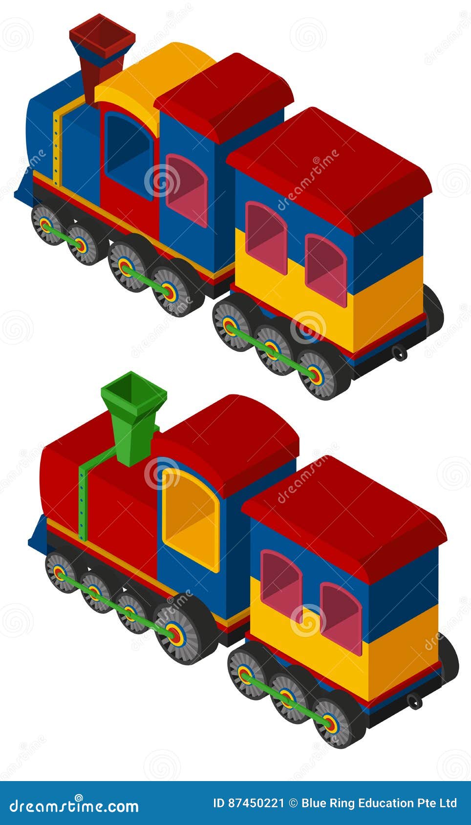 3D design for trains stock vector. Illustration of train - 87450221