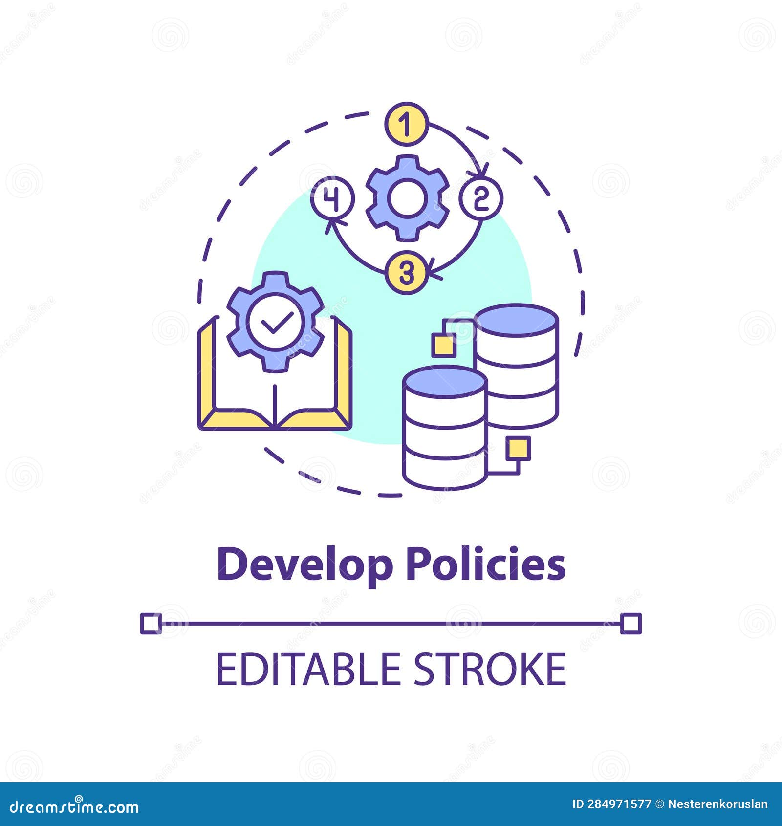 Hr Policies Linear Icon. Modern Outline Hr Policies Logo Concept ...