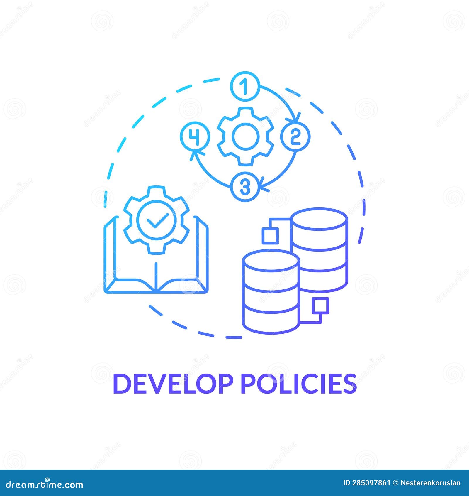 Hr Policies Linear Icon. Modern Outline Hr Policies Logo Concept ...