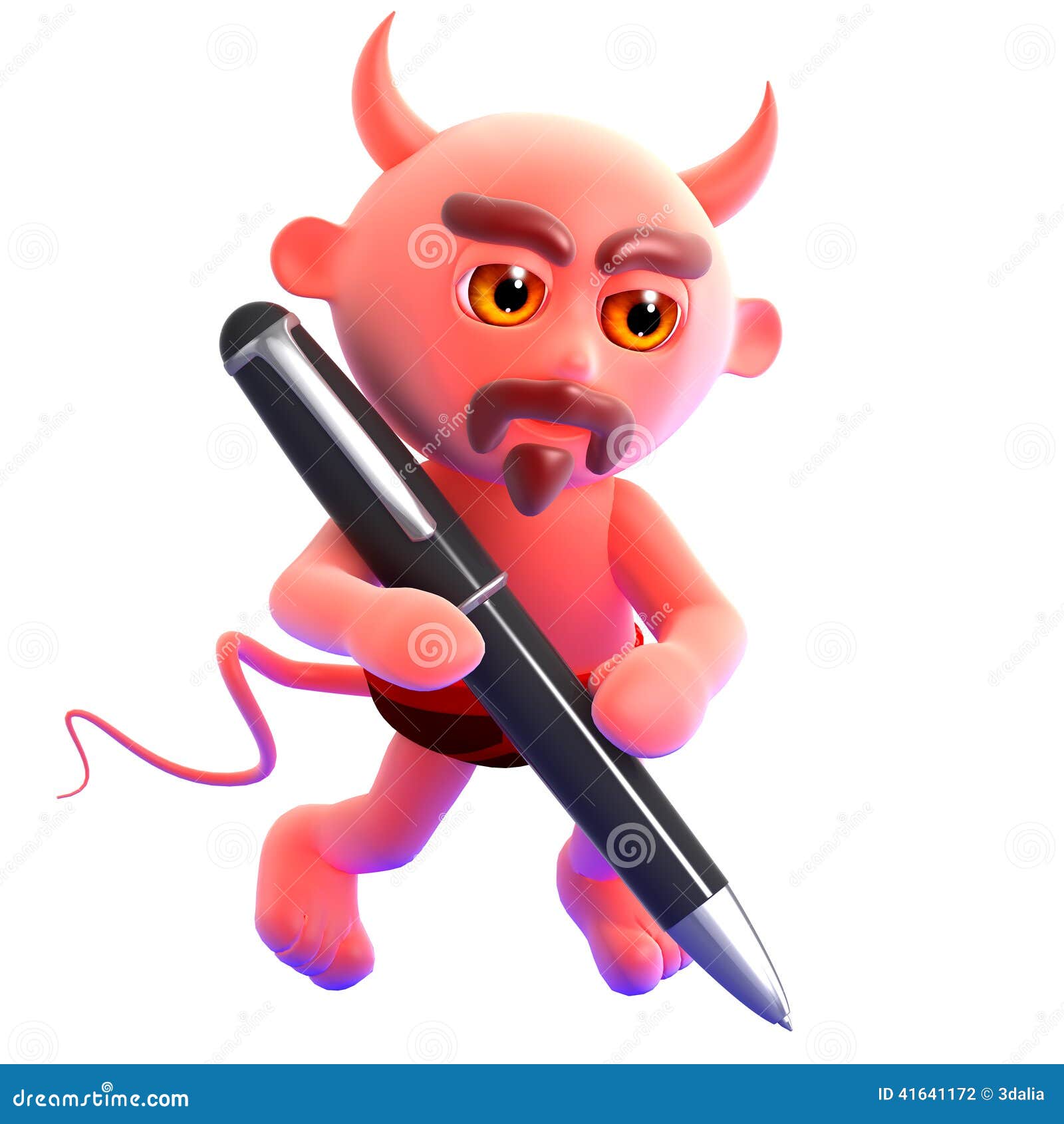 Devil Writing Stock Illustrations – 231 Devil Writing Stock ...
