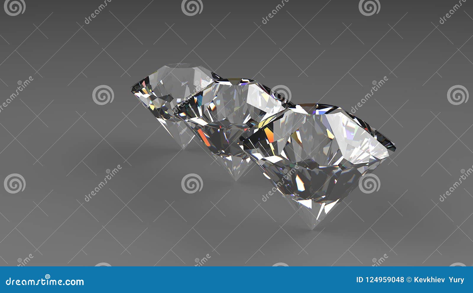 3D diamonds render stock illustration. Illustration of shiny - 124959048