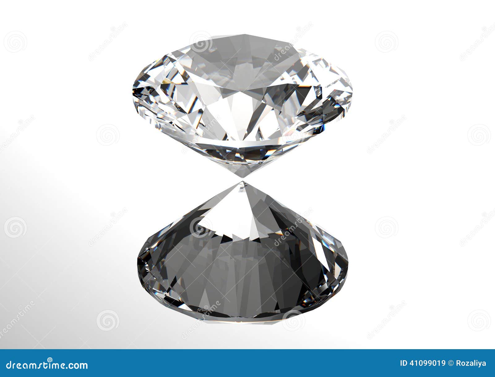 3D Diamonds Render. Jewelry Gemstone Stock Illustration - Illustration ...