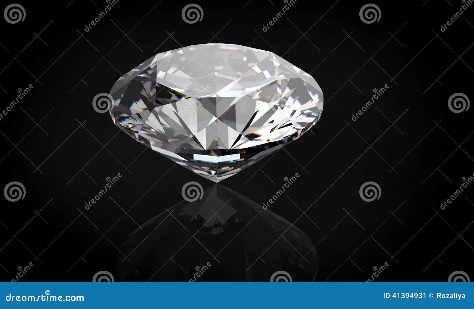 3D Diamonds Render. Jewelry Gemstone Stock Illustration - Illustration ...