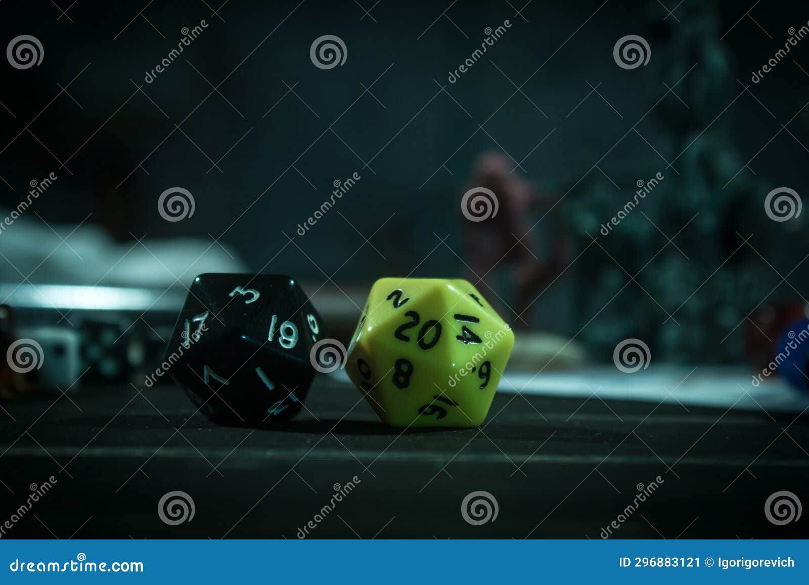 D20 dice stock image. Image of monster, playing, gamer - 296883121