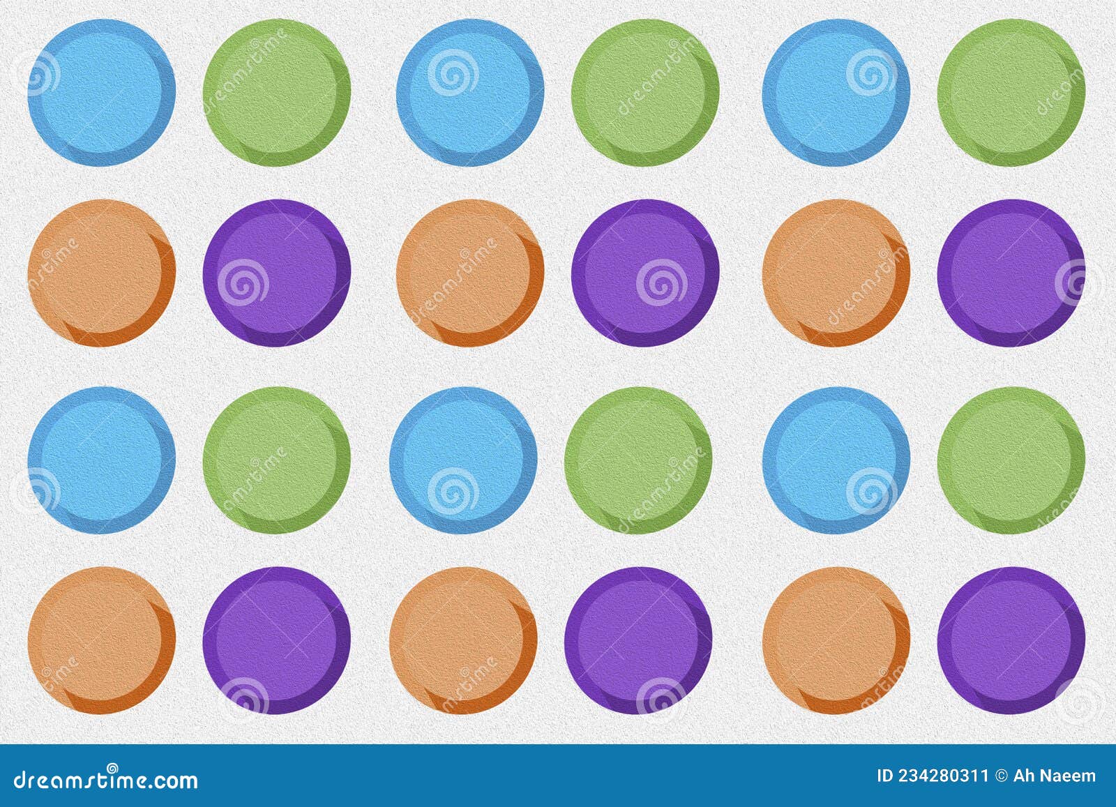 3D Different Color Circle Shape Pattern on Abstract Texture Gray White ...