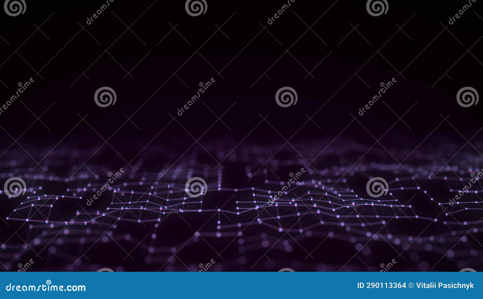3d Digital Dynamic Wave Flow Digital Structure Secure Cybersecurity