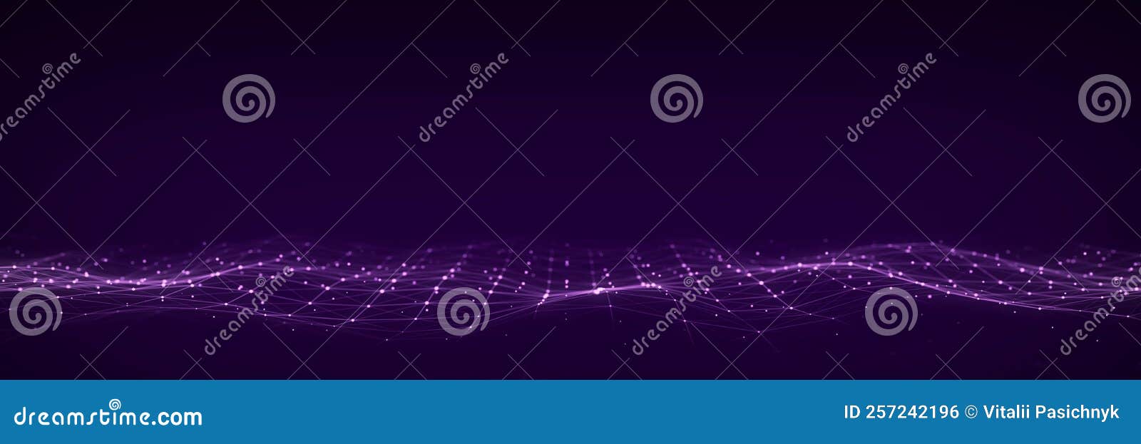 3D Digital Dynamic Wave. Flow Digital Structure. Secure Cybersecurity ...