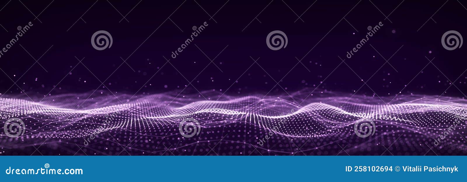 3d Digital Dynamic Wave Flow Digital Structure Secure Cybersecurity Data Connection Cyber