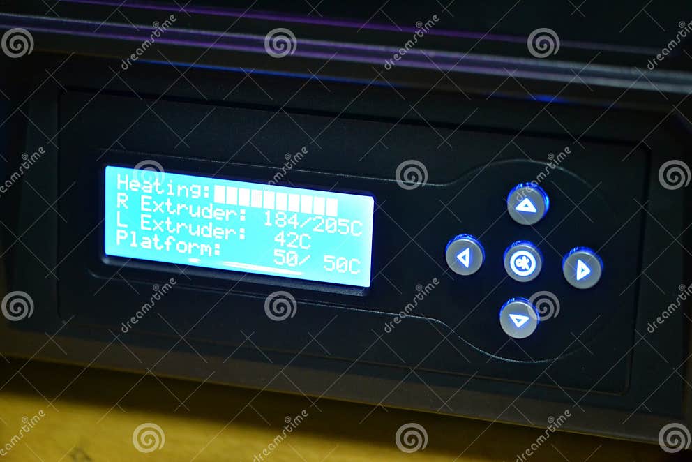 3d digital screen printer stock image. Image of electronic - 82845077