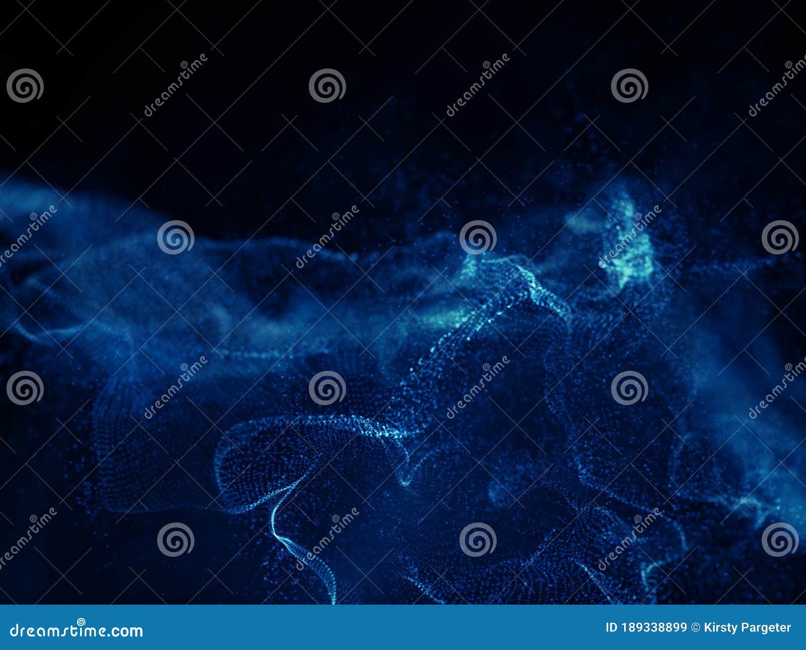 3D Digital Techno Wave Background Design Stock Illustration ...