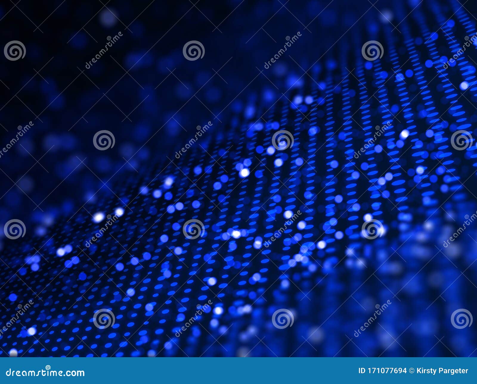 3D Digital Technology Background with Abstract Dots Stock Illustration ...