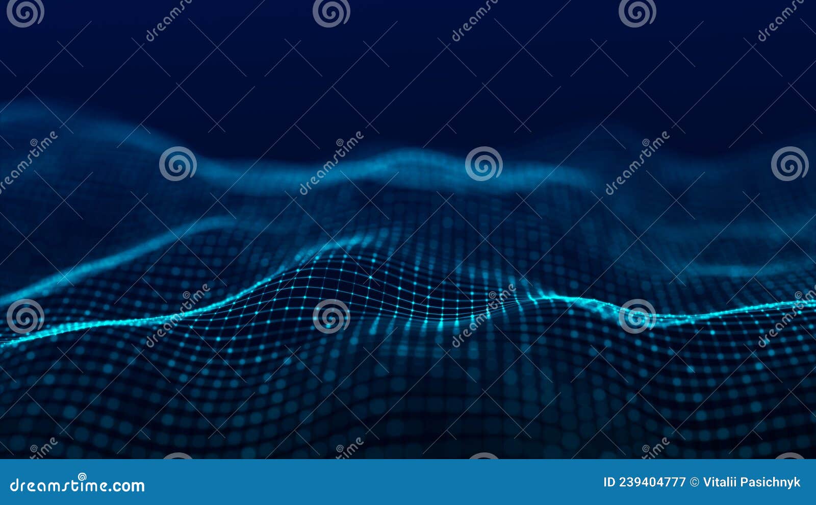 3d Digital Wave. Technology Wave. Flow Digital Structure. Cyber ...