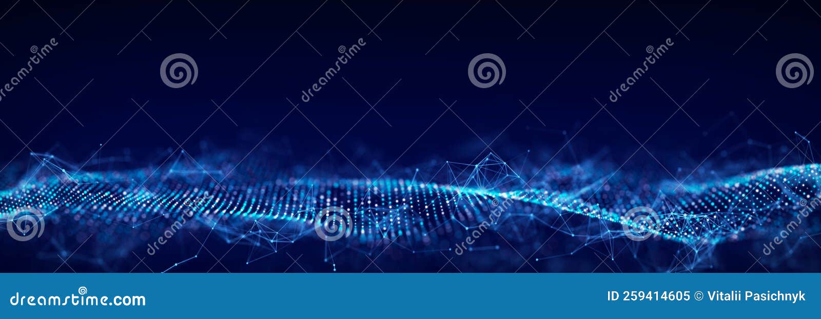 3d Digital Wave. Technology Wave. Flow Digital Structure. Cyber ...