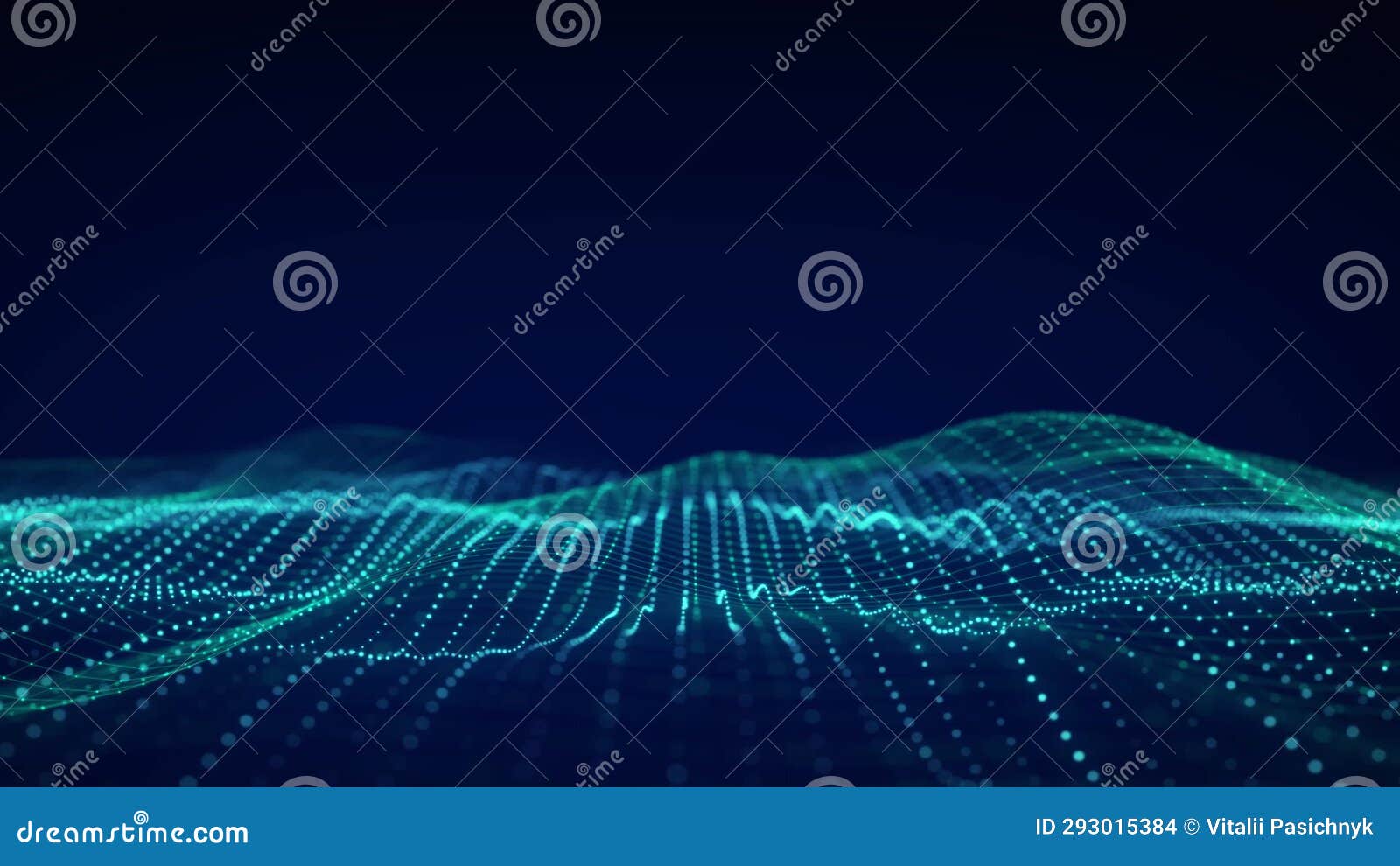 3d Digital Wave. Technology Wave. Flow Digital Structure. Cyber ...