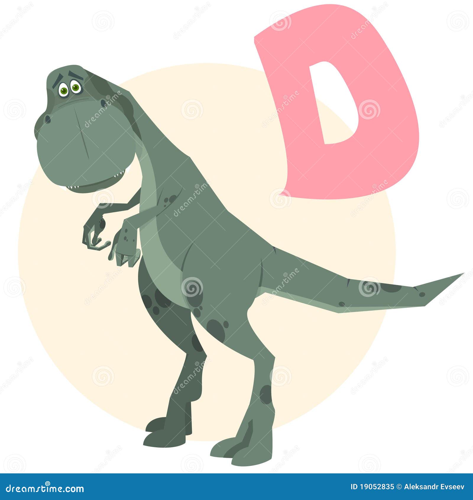 D_dinosaur stock vector. Illustration of school, animal - 19052835