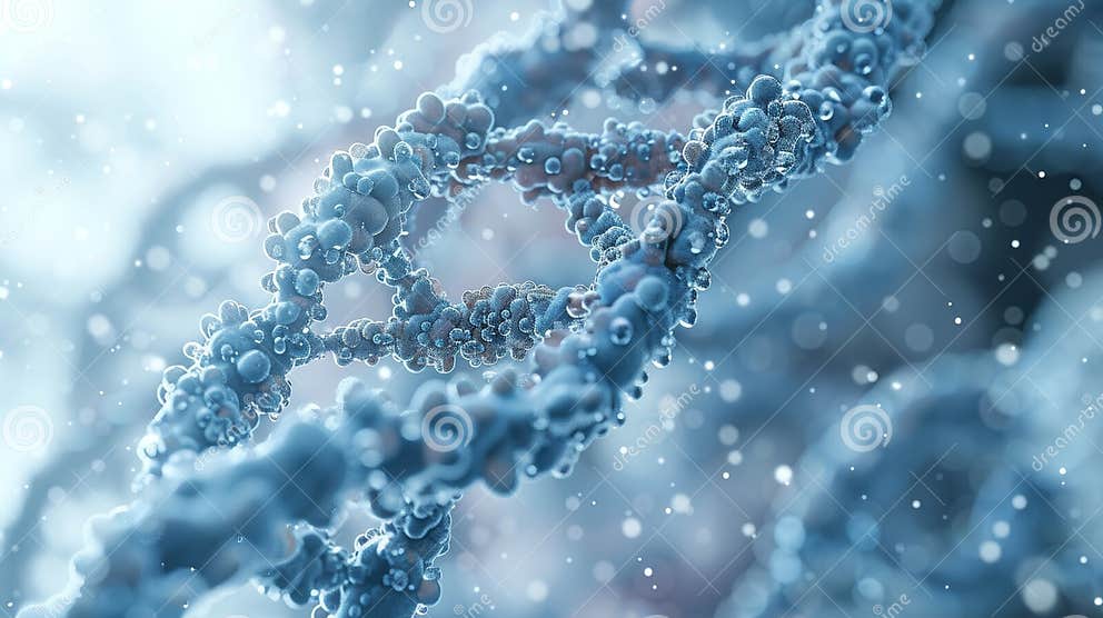 3d DNA Double Helix, Genetic Engineering, and Modification Concepts for ...