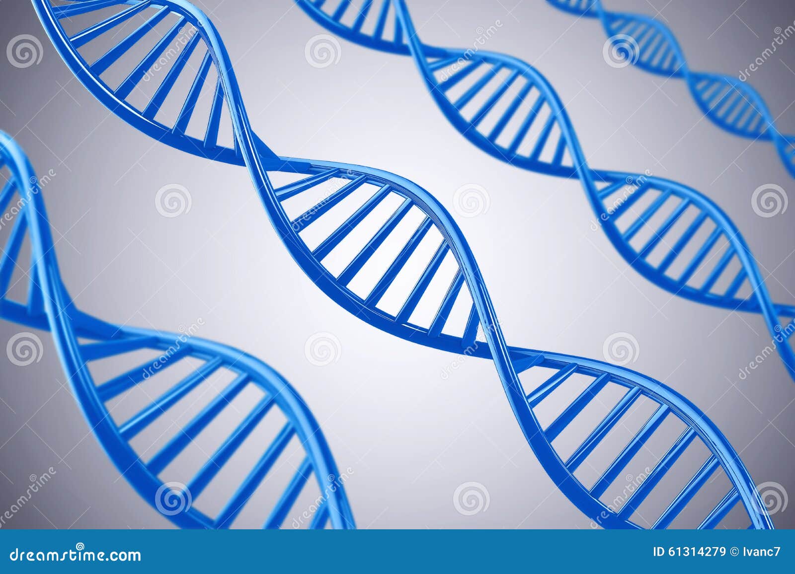 3D DNA helix background stock illustration. Illustration of background ...