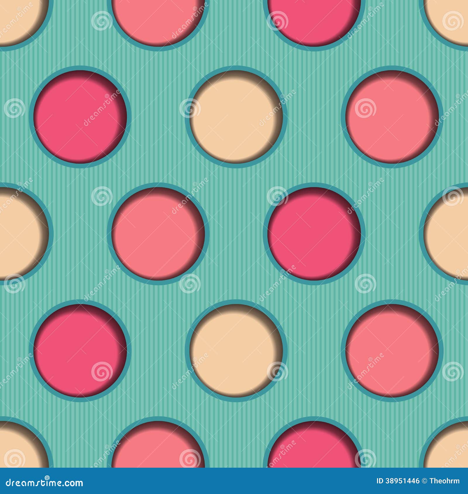 3d Dots Seamless Background Vektor Abbildung - Illustration von nahtlos ...