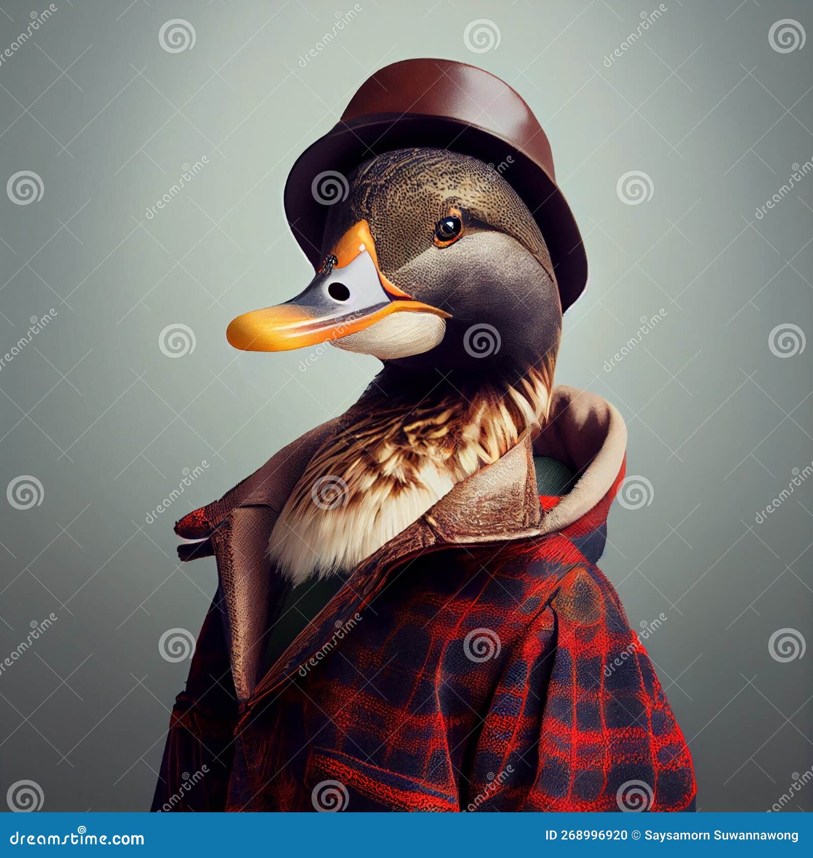 3D Duck Avatar for Web Account or Games Online Stock Illustration ...