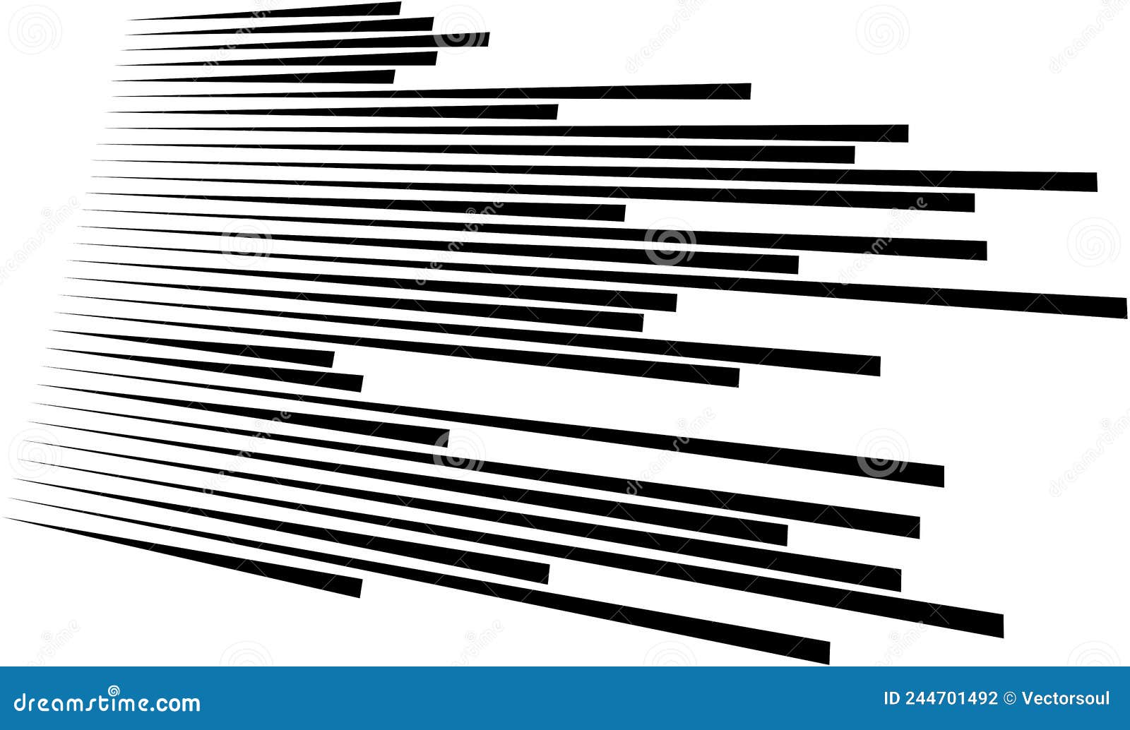 3D Dynamic Lines, Stripes Element in Perspective Geometric Vector Stock ...
