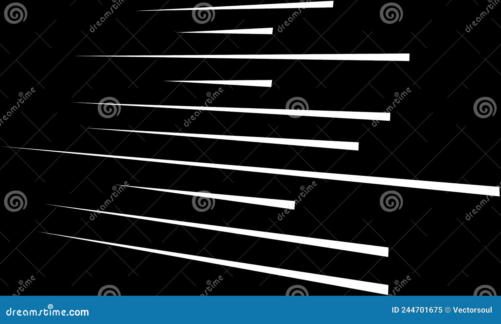 3D Dynamic Lines, Stripes Element in Perspective Geometric Vector Stock ...