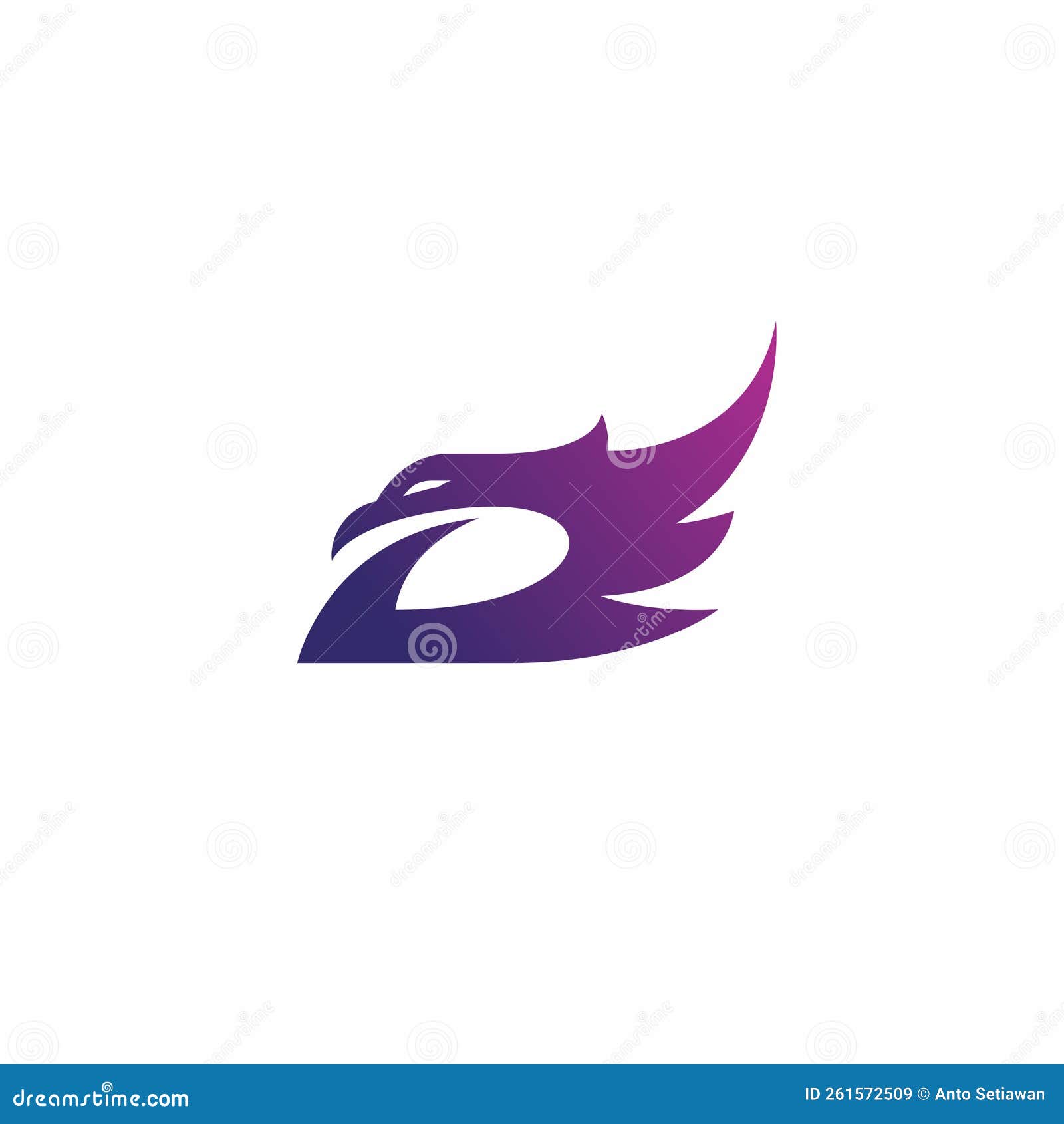 D Eagle Logo. Letter D Icon Stock Vector - Illustration of idea, bird ...