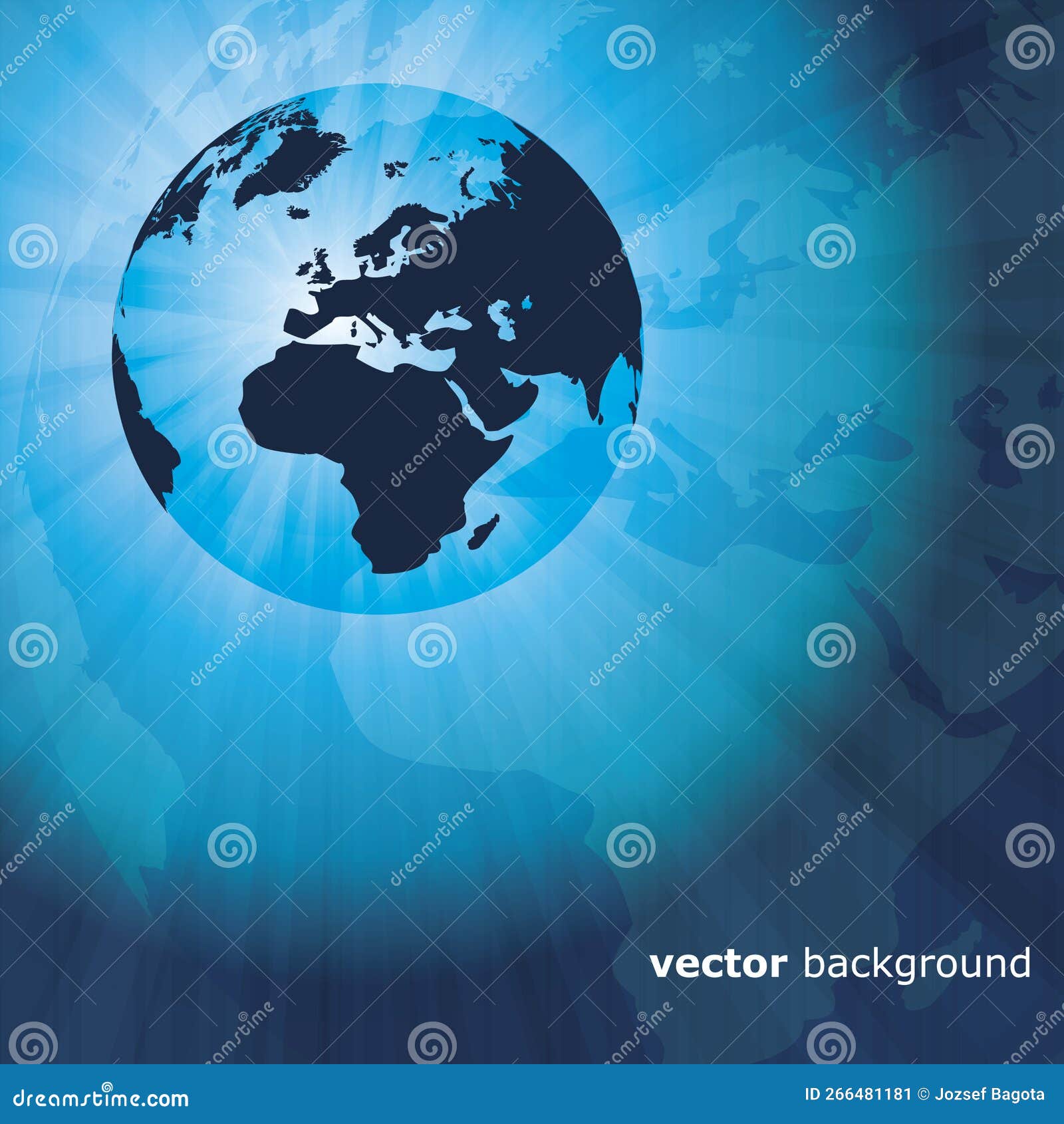 3d Earth Abstract Background - Vector Illustration Stock Vector ...