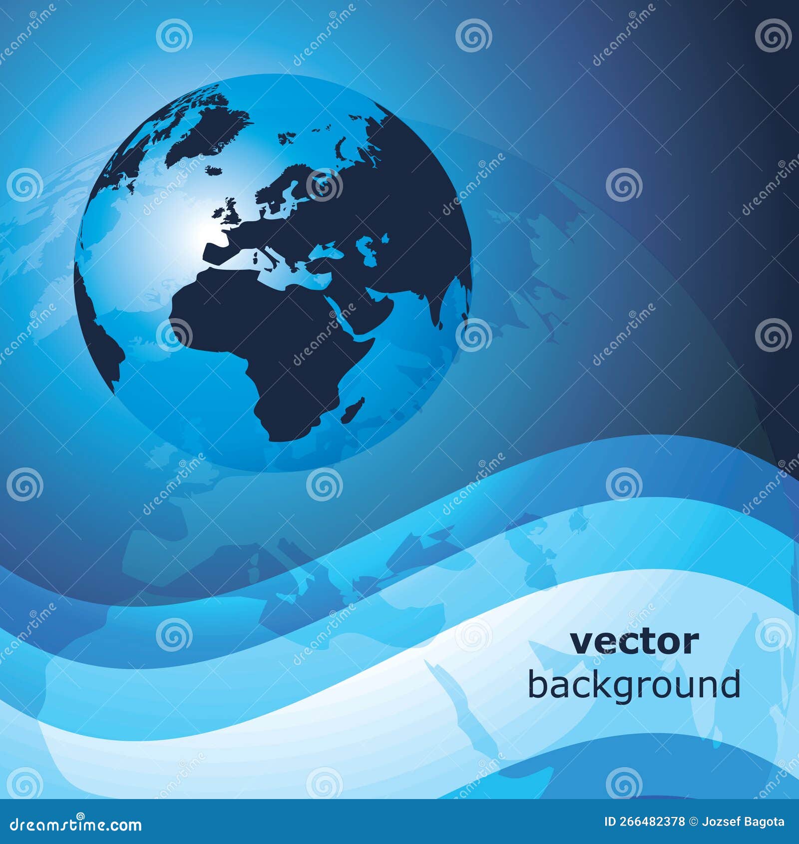 3d Earth Abstract Background - Vector Illustration Stock Vector ...