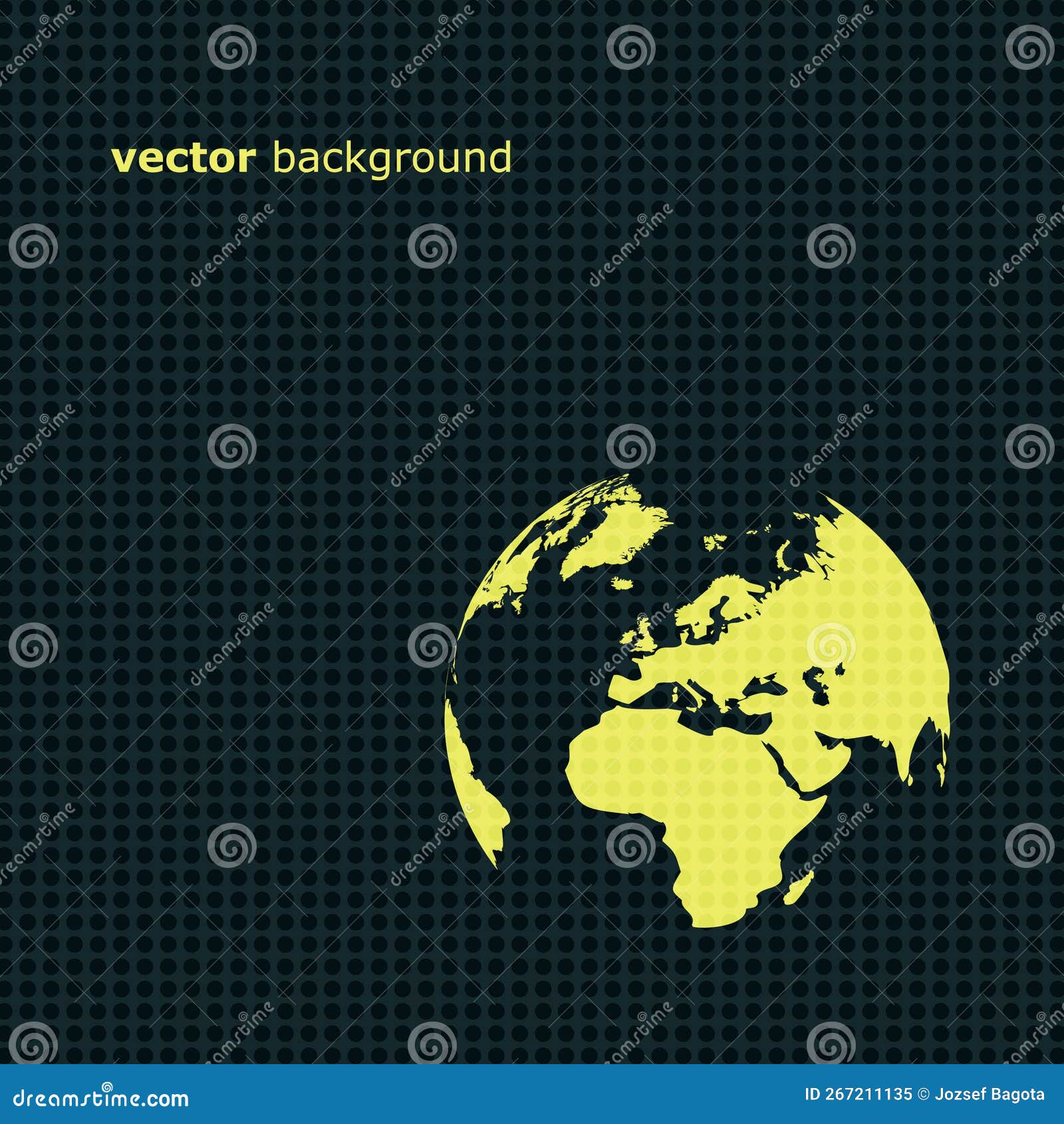 3d Earth Abstract Background - Vector Illustration Stock Vector ...