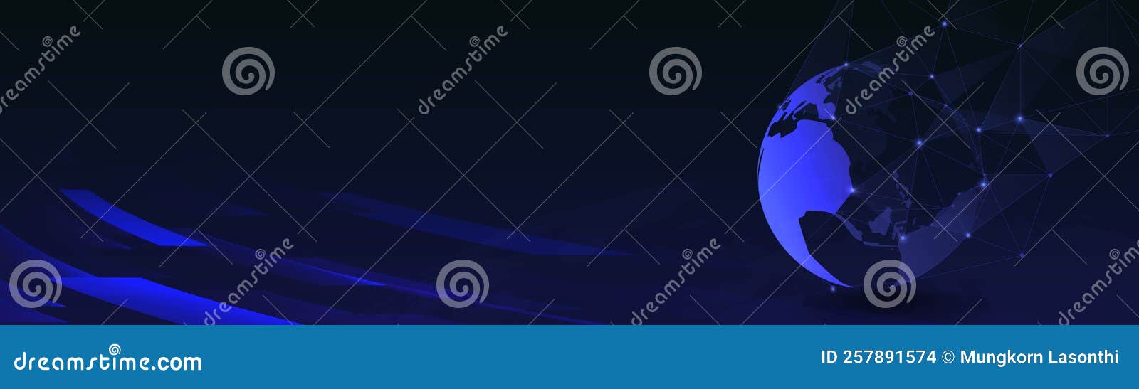 3D Earth Globe with Connection Lines. Global Network Connection Stock ...