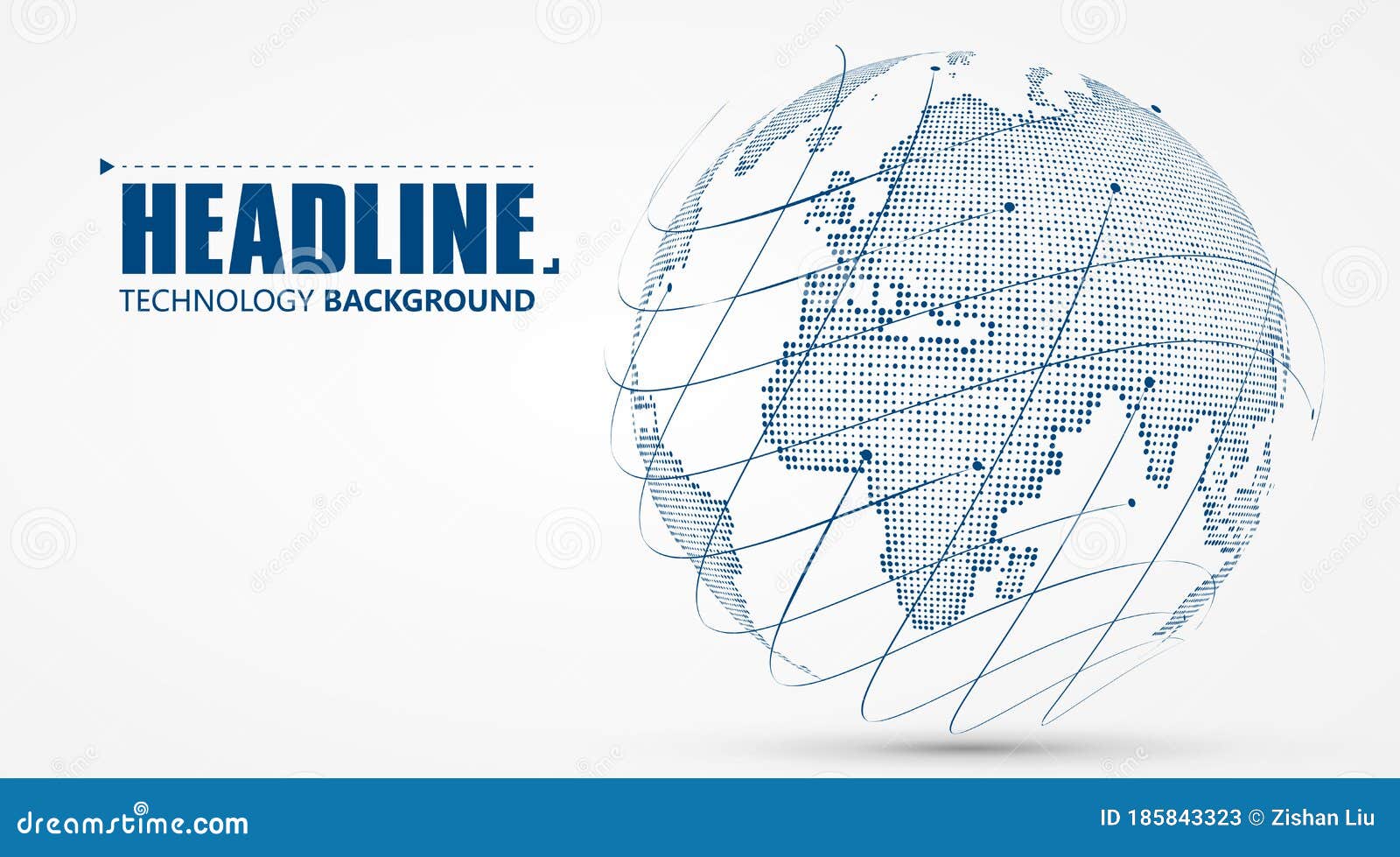 3D Earth Graphic Symbolizing Global Trade, Vector Illustration Stock ...