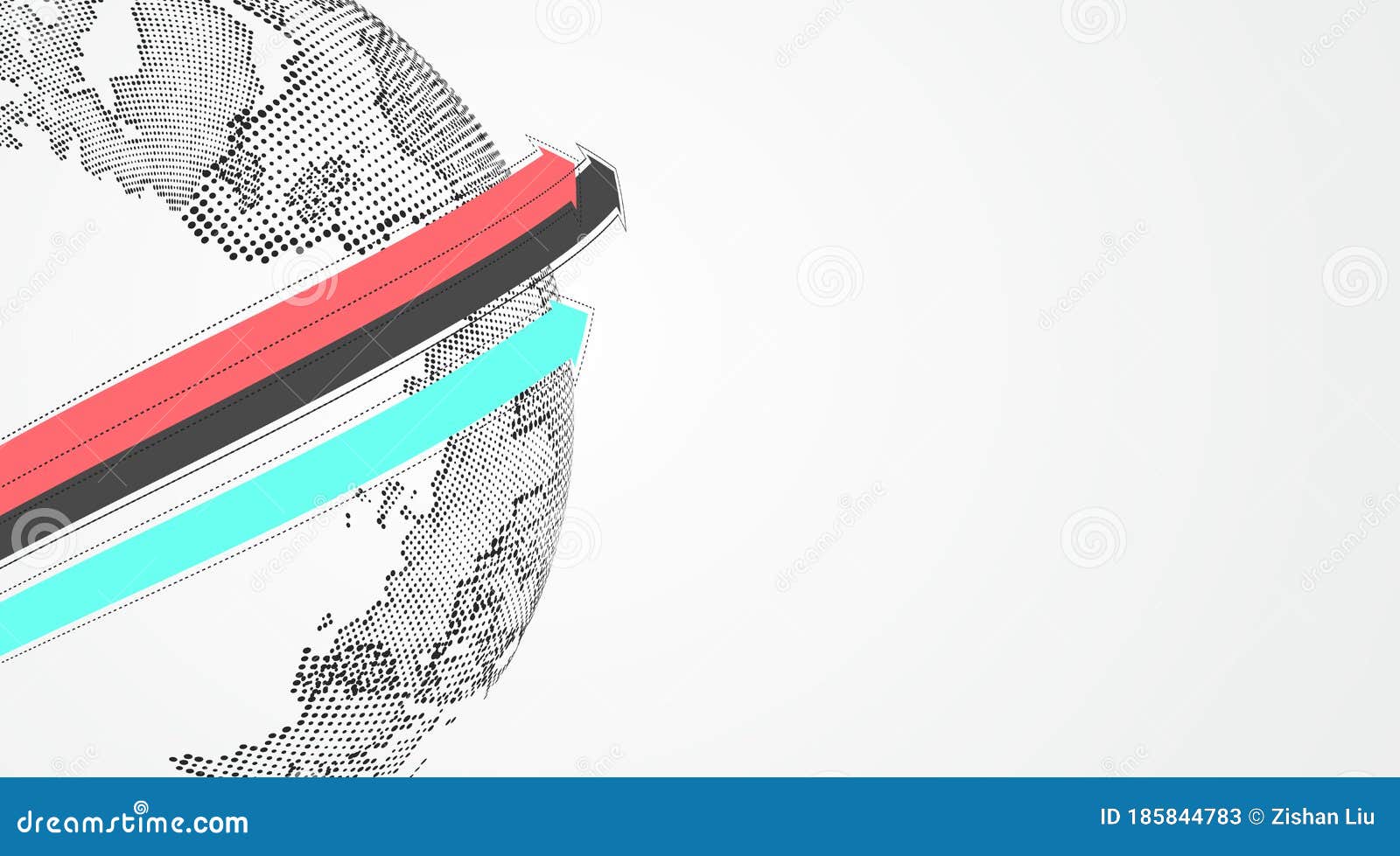 3D Earth Graphic Symbolizing Global Trade, Vector Illustration Stock ...