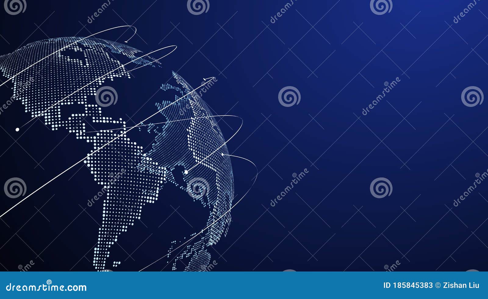 3D Earth Graphic Symbolizing Global Trade, Vector Illustration Stock ...
