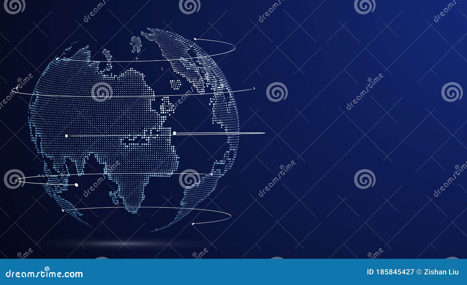 3D Earth Graphic Symbolizing Global Trade, Vector Illustration Stock ...
