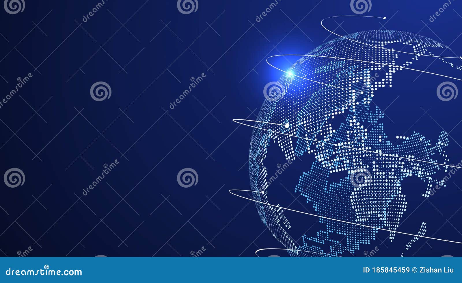 3D Earth Graphic Symbolizing Global Trade, Vector Illustration Stock ...
