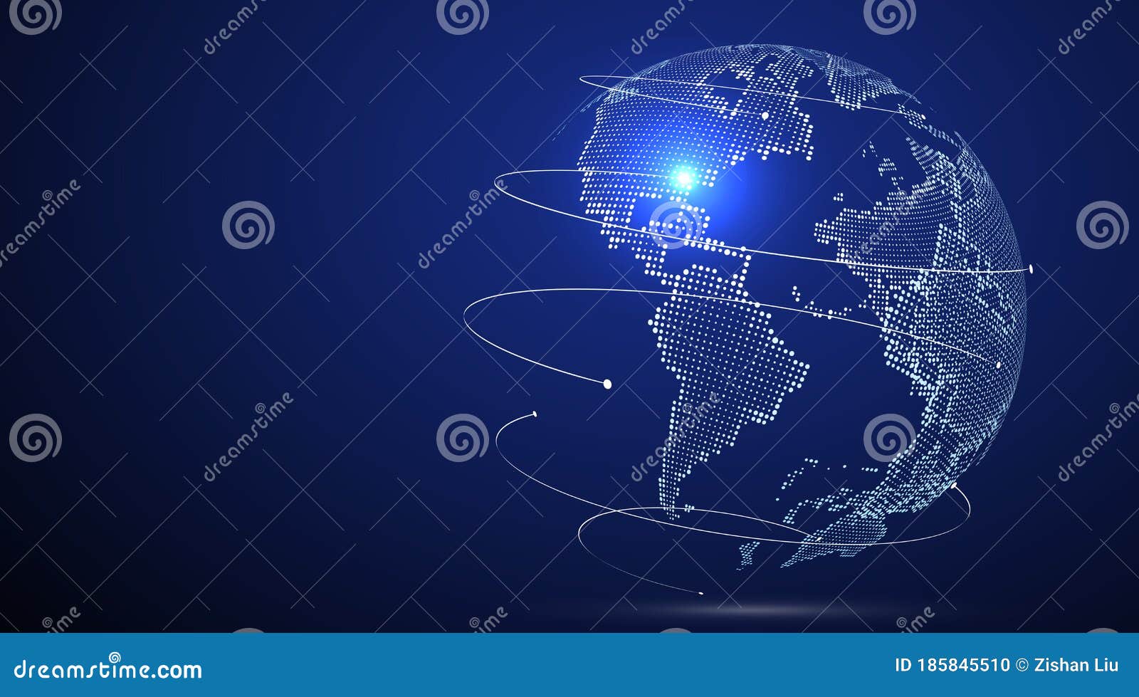 3D Earth Graphic Symbolizing Global Trade, Vector Illustration Stock ...