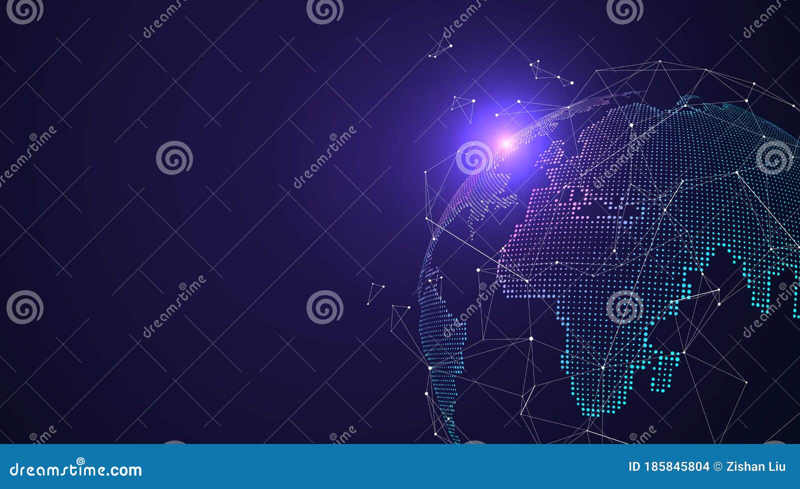 3D Earth Graphic Symbolizing Global Trade, Vector Illustration Stock ...