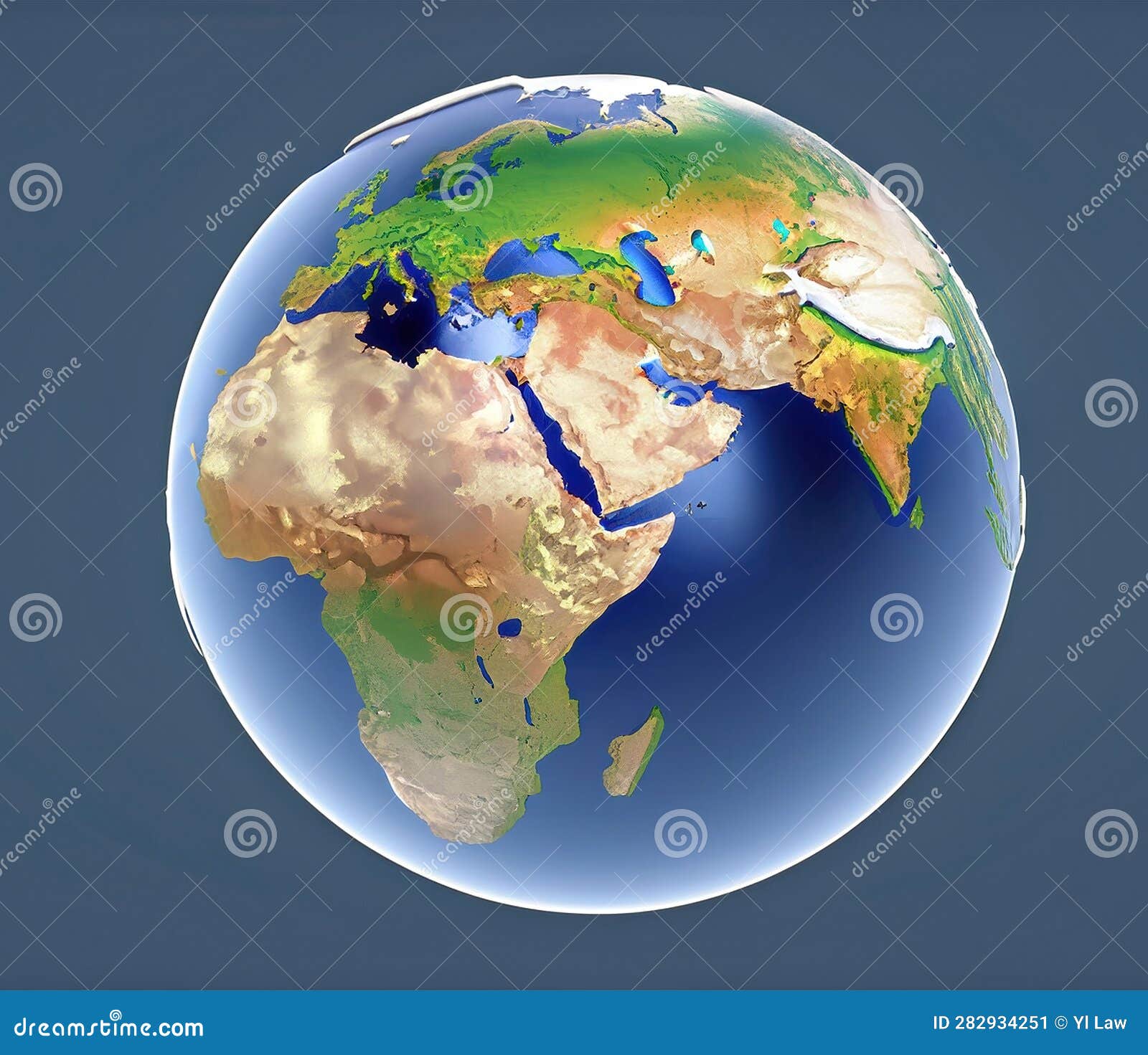 I3d Earth Structure, Global Series Stock Illustration - Illustration of ...