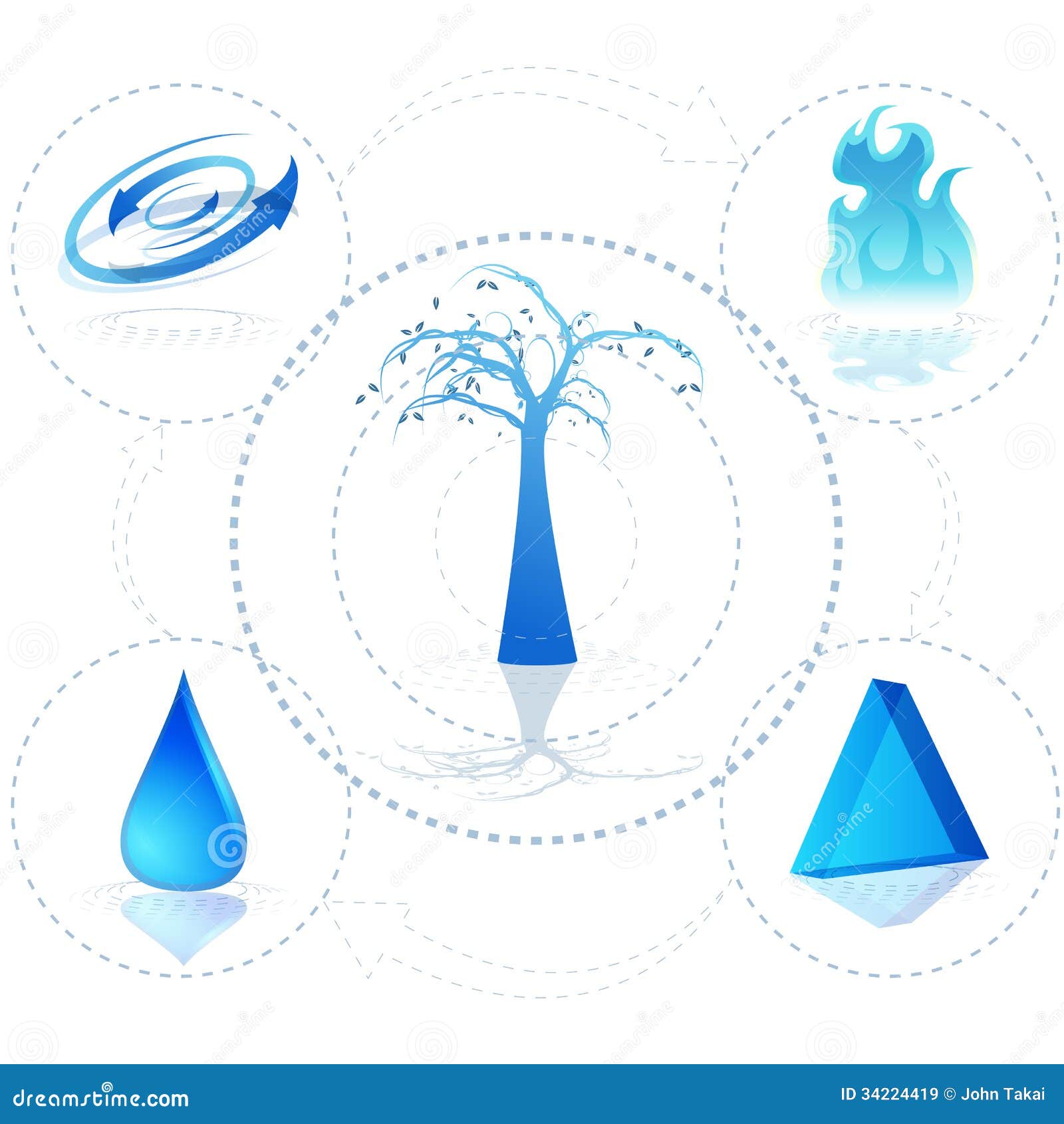 3d Ecosystem stock vector. Illustration of element, infographic - 34224419