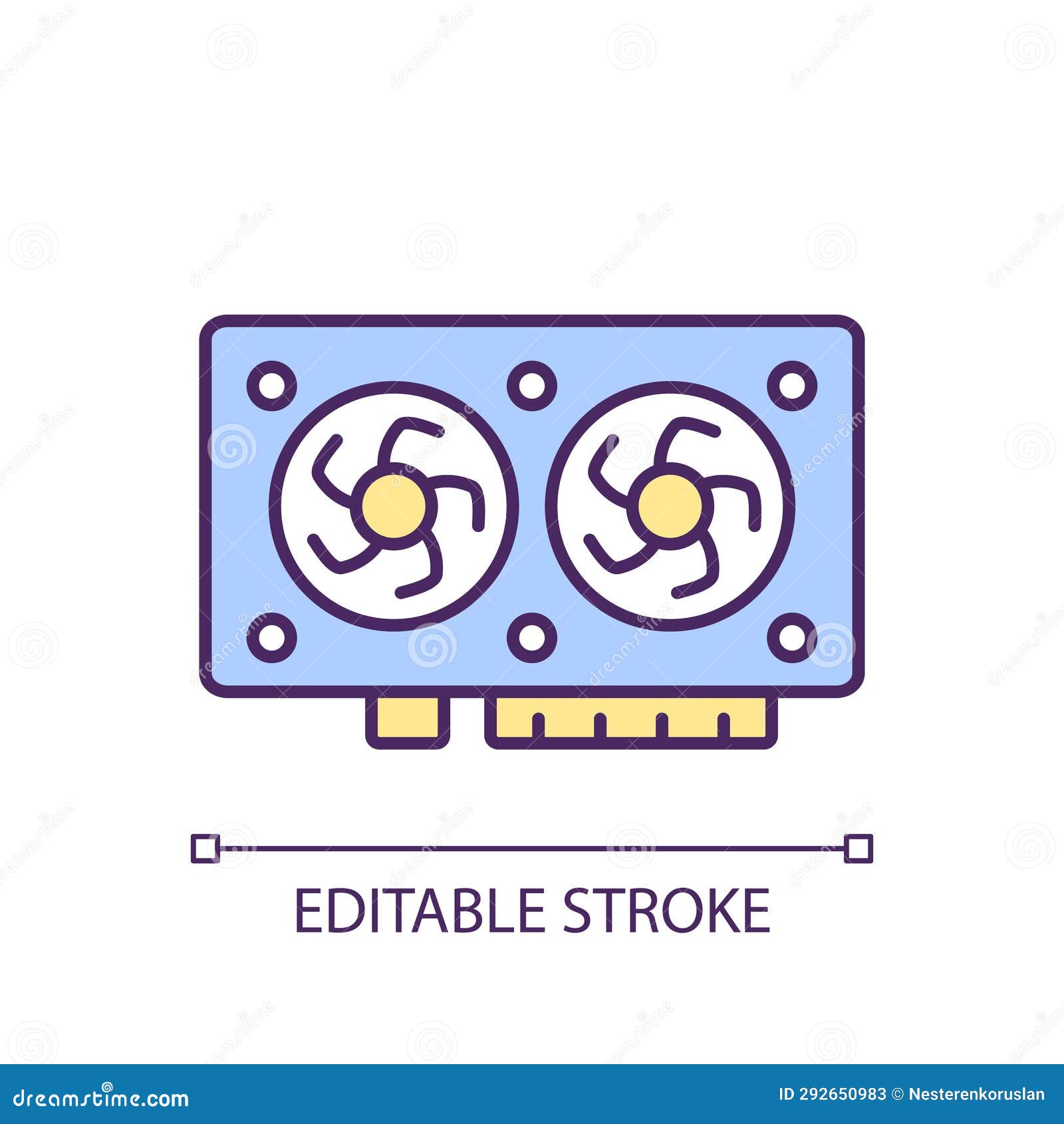 2D Editable Colorful Tech Advancements Line Icon Stock Vector ...