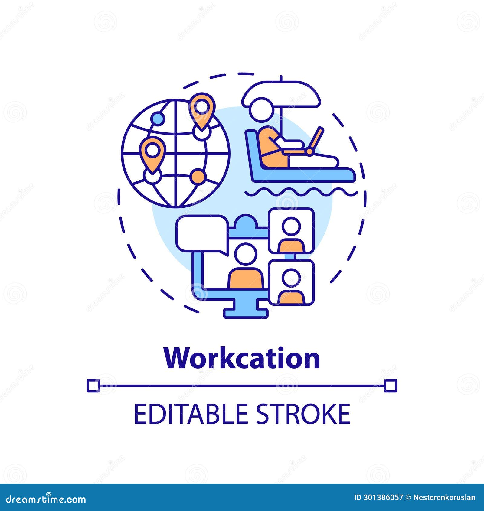 Workcation Cartoons, Illustrations & Vector Stock Images - 523 Pictures ...