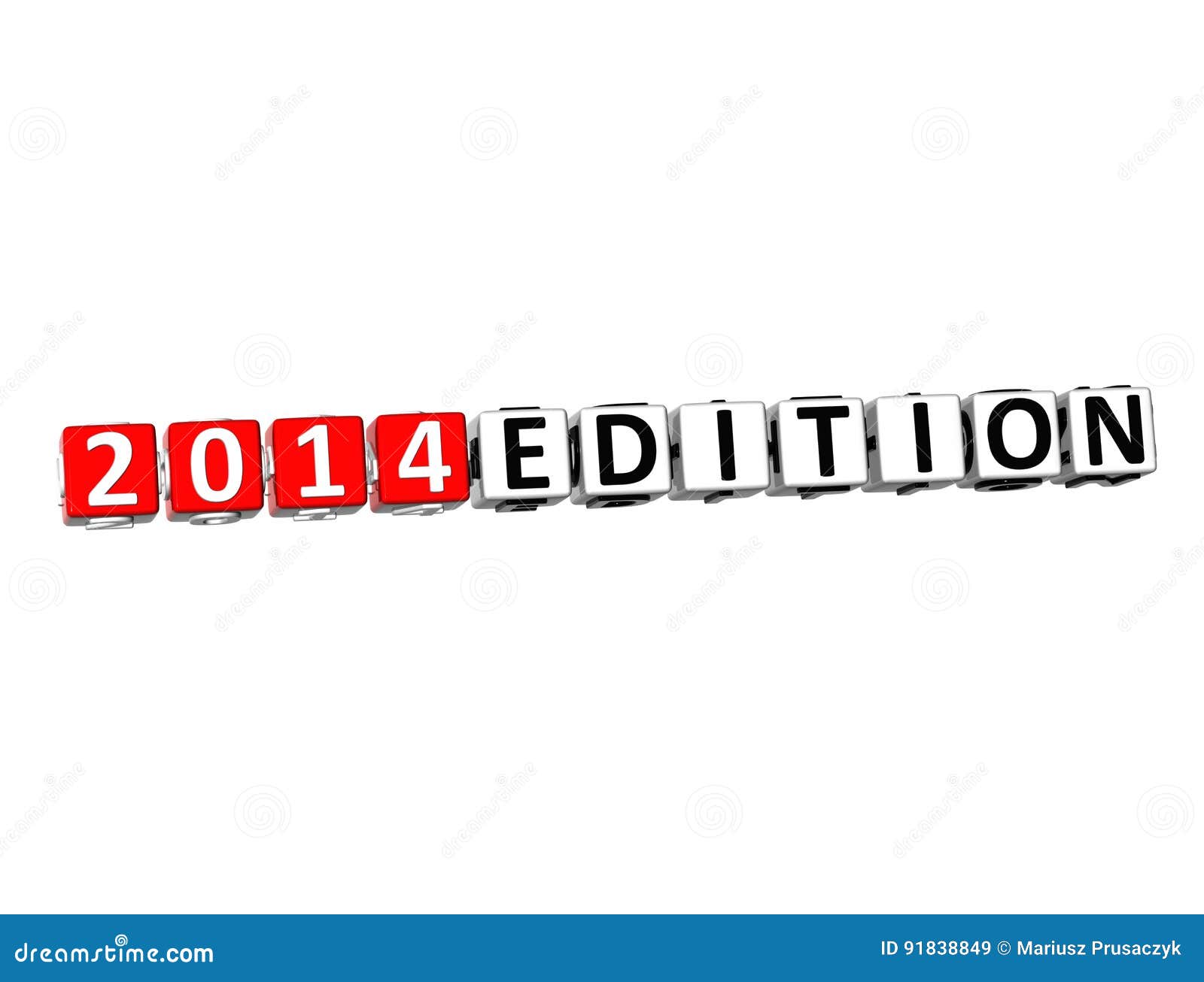 3D Edition 2014 Button Click Here Block Text Stock Illustration ...