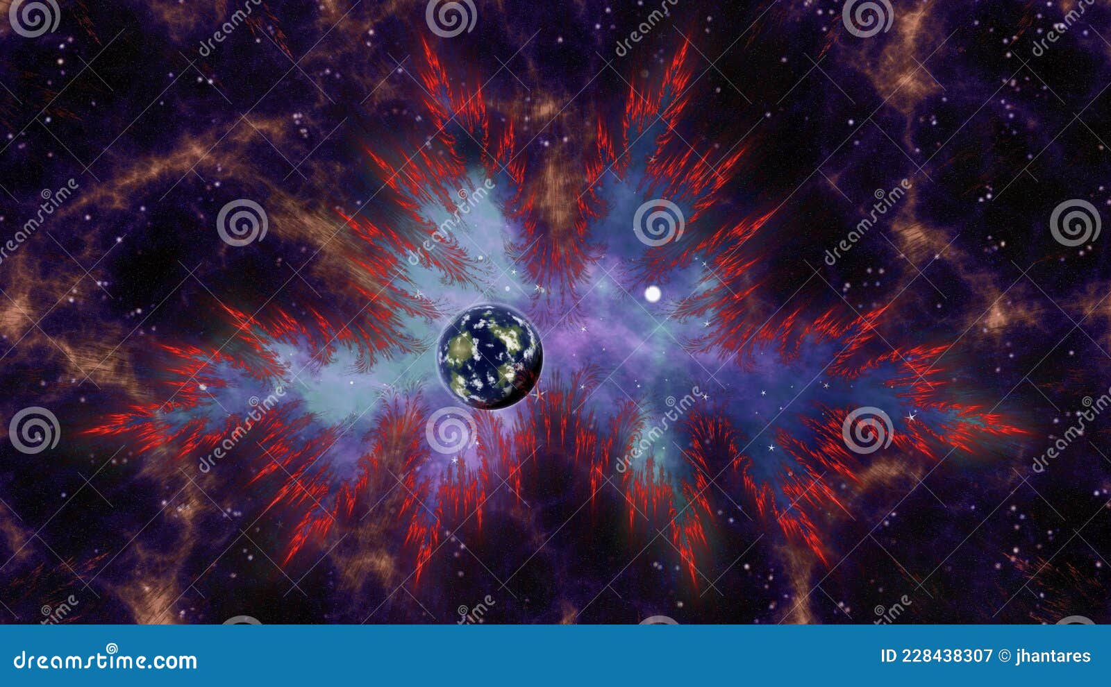 3d Effect - Abstract Dimension Transition Stock Illustration ...