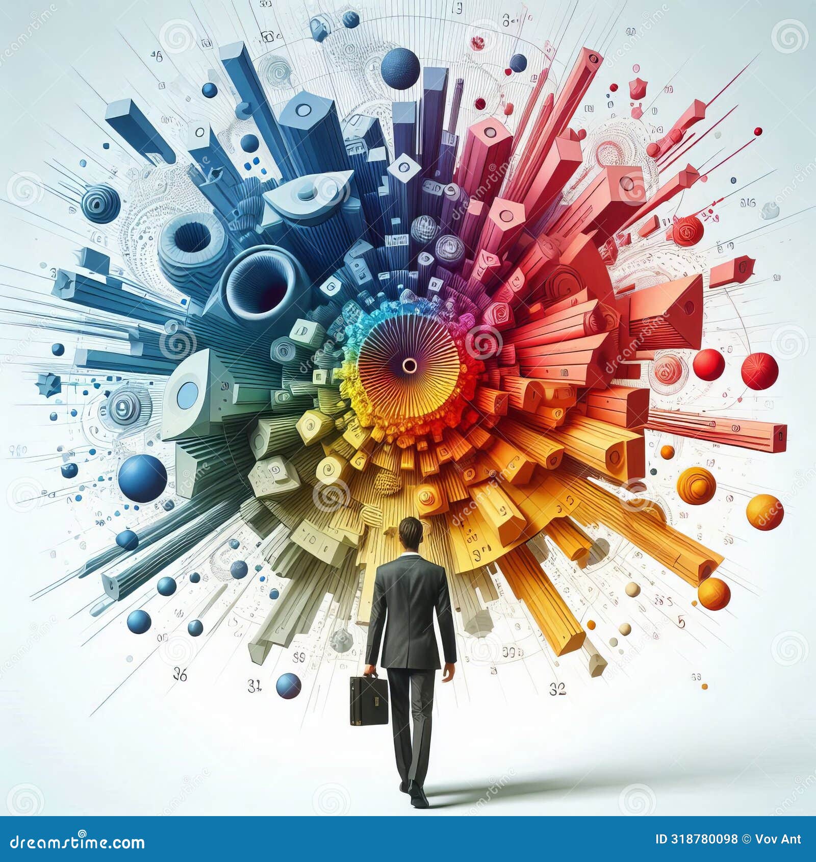 108 33. 3D Effect_ a Visual Technique that Simulates D Stock ...