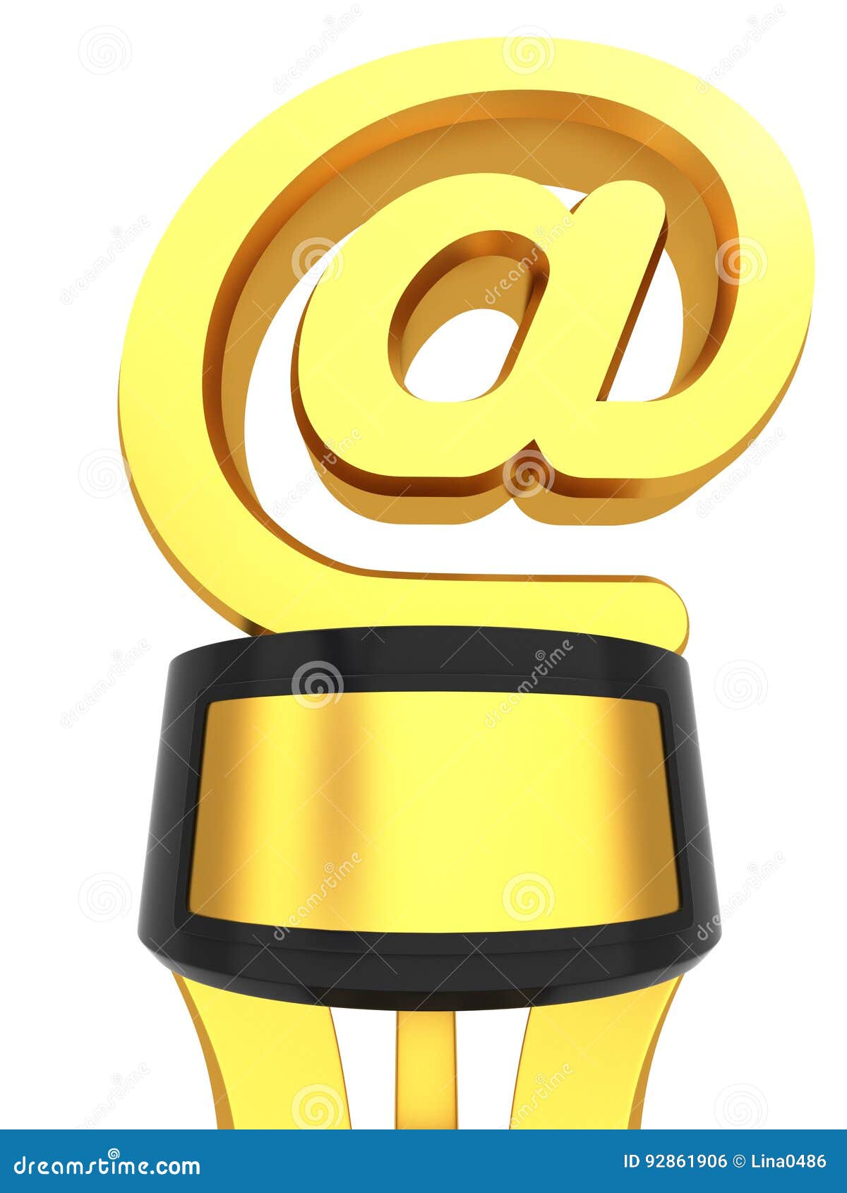 3D Email Illustration Design Stock Illustration - Illustration of email ...