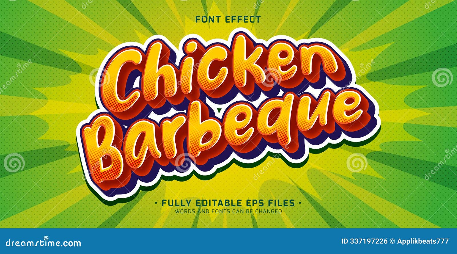 3d Emboss Sticker Style Font Effect Suitable for Snack Logo Stock ...